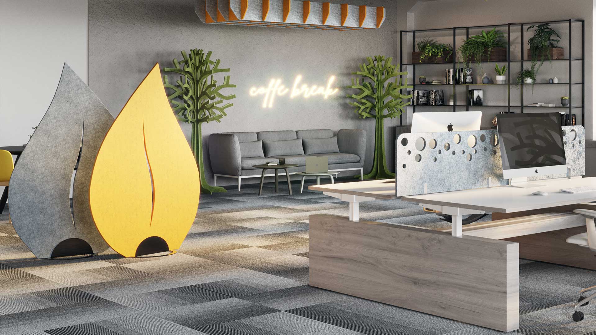 Orbit - Floor standing screens - AllSfär