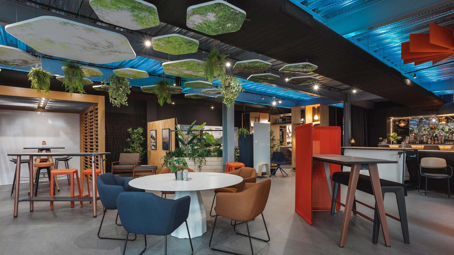 Aurora - Acoustic ceiling rafts - AllSfär